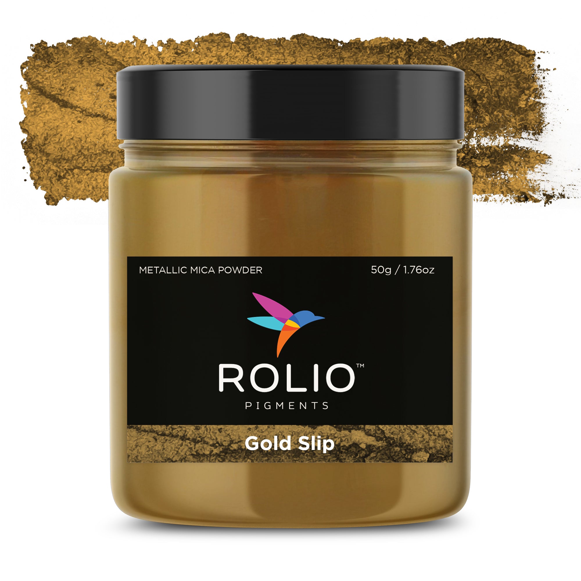 Gold Slip 50g Metallic Mica Powder – Rolio Pigments
