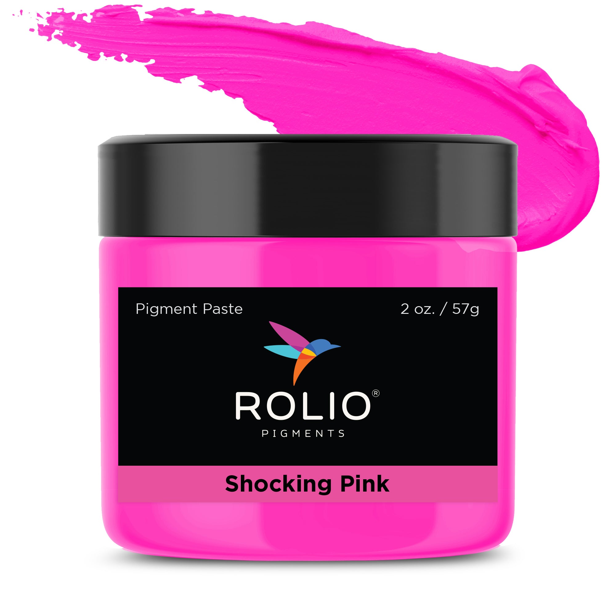 Shocking Pink Pigment Paste – 2 oz. High-Opacity Resin Color by Rolio ...