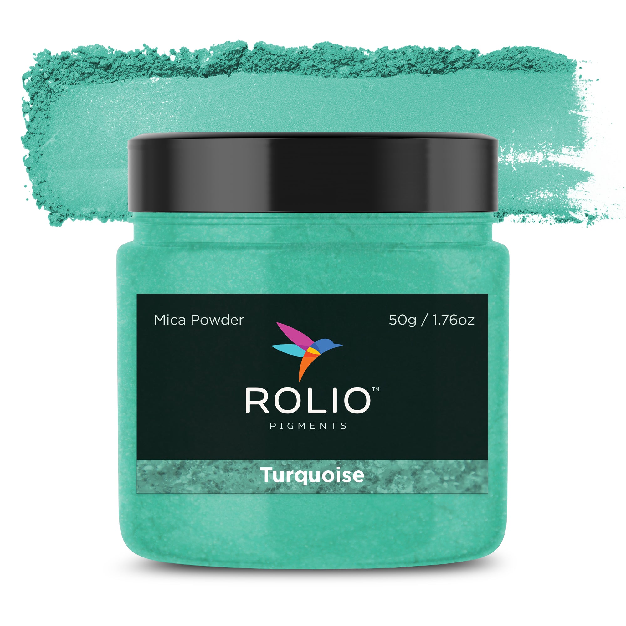 Turquoise Mica Powder Bulk – Rolio Pigments